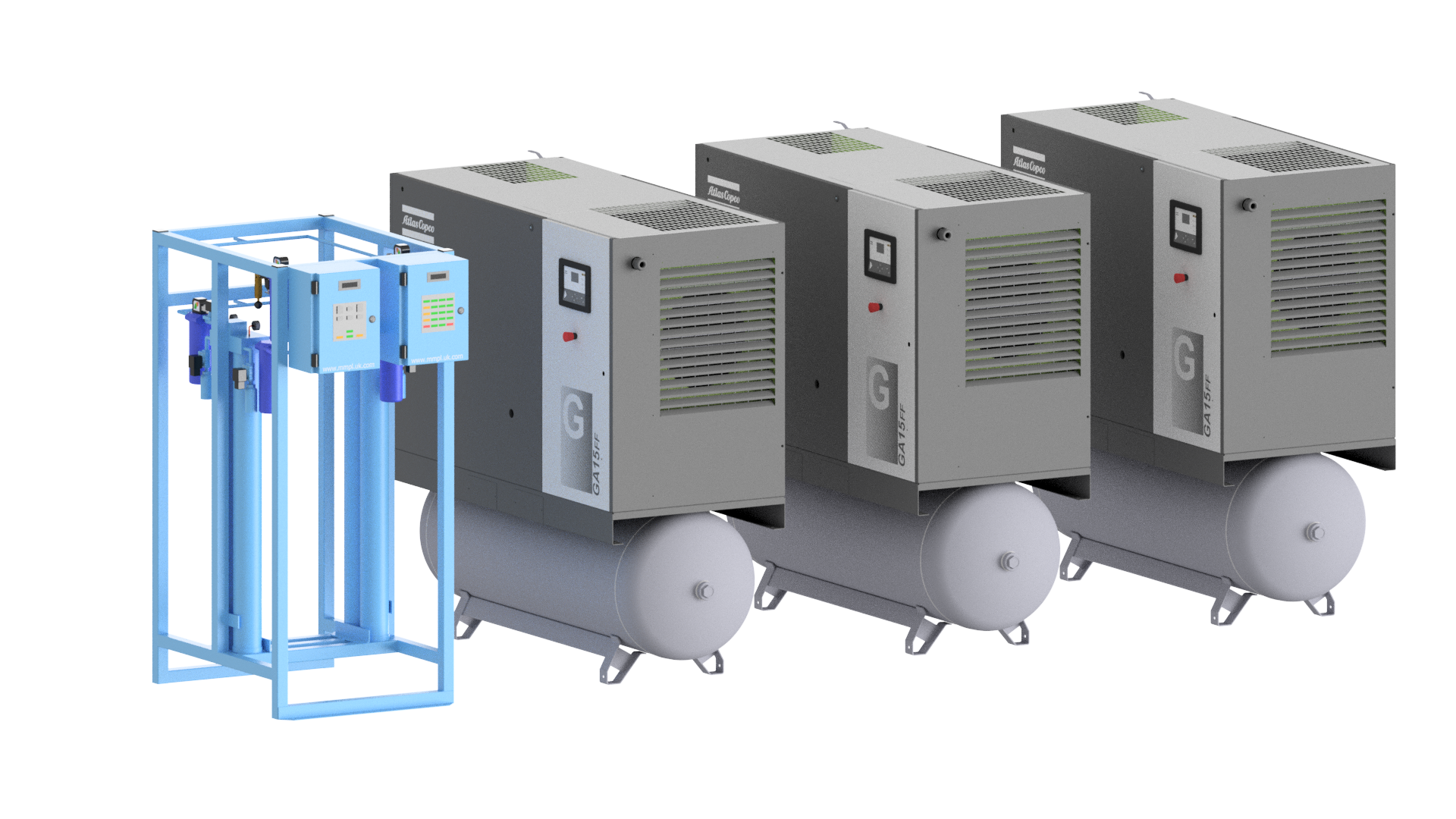 Triplex Vacuum Plant - Millennium Medical Products